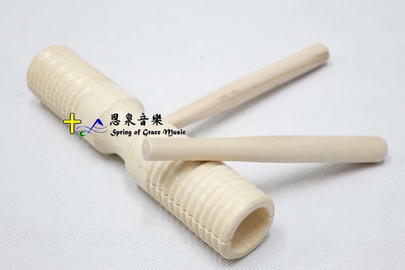 Two-Tone Woodblock with Guiro 雙音響筒連刮瓜